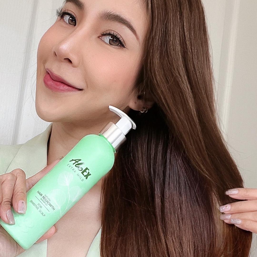ใช้ AloEx แล้วดีมากผมร่วงน้อยลงกว่า 95% ตอนนี้มีเส้นผมงอกขึ้นใหม่ ...