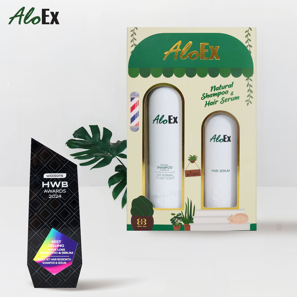 AloEx Miracle Boxset - คู่หูลดผมขาดร่วง